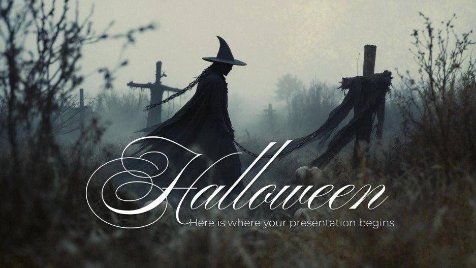 Free Scary Google Slides & PPT templates about Ghosts