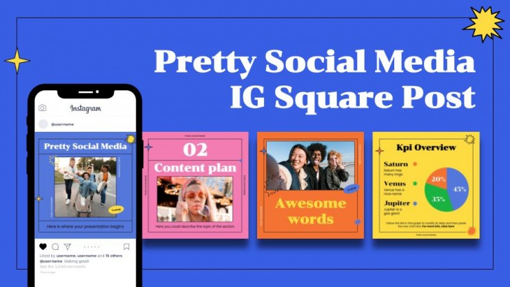 Pretty Google Slides and PowerPoint templates