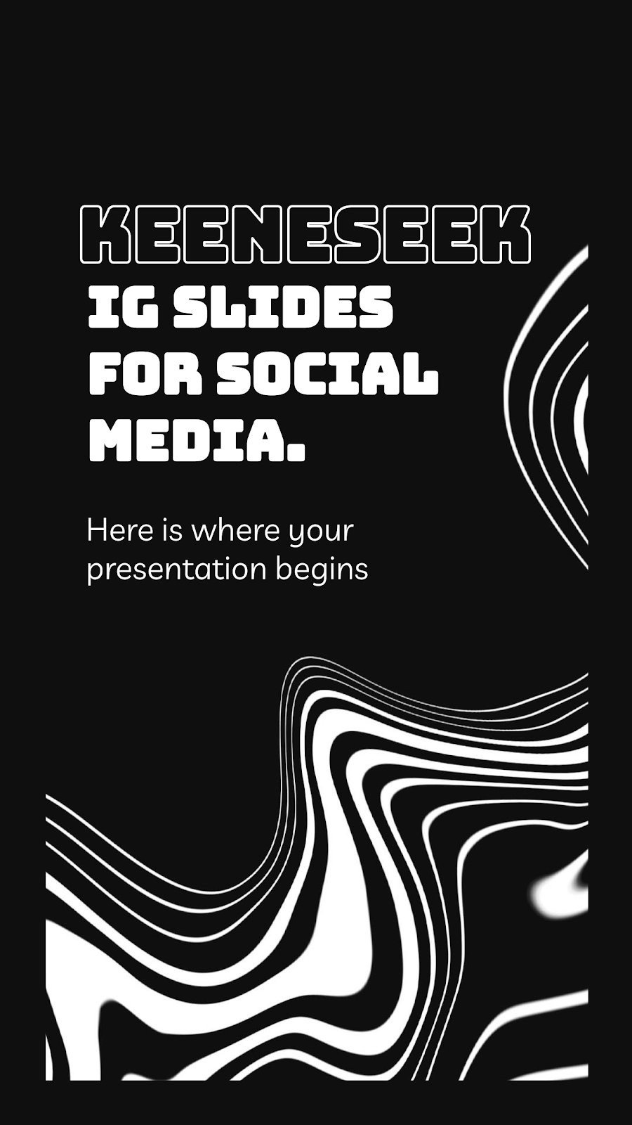 Keeneseek IG Slides for Social Media | Google Slides & PPT