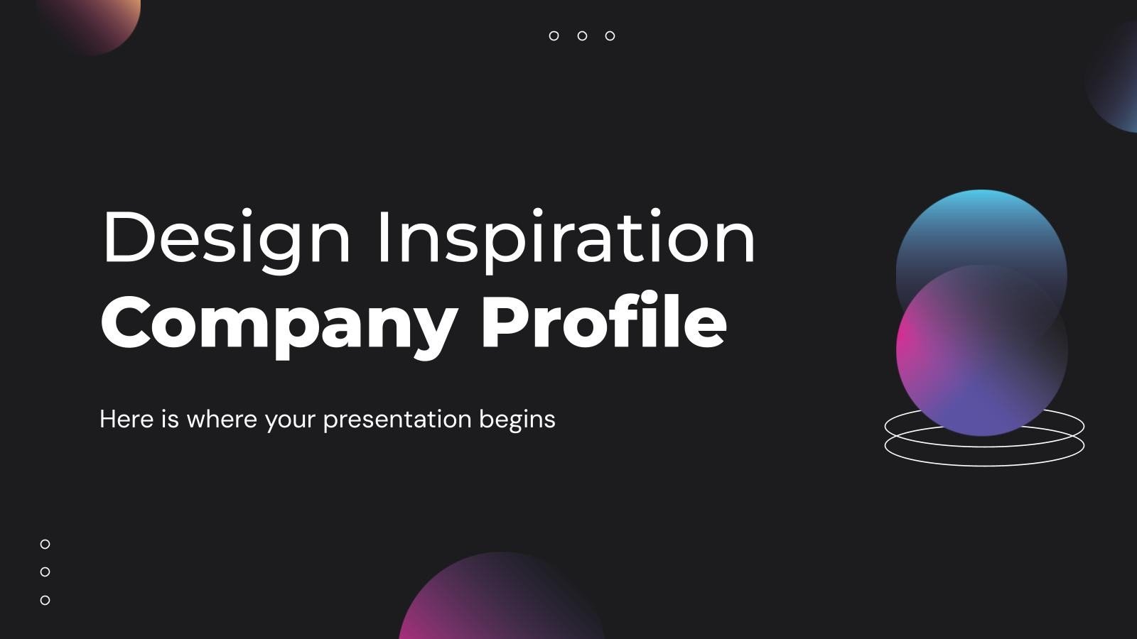 Design Inspiration Company Profile Presentation