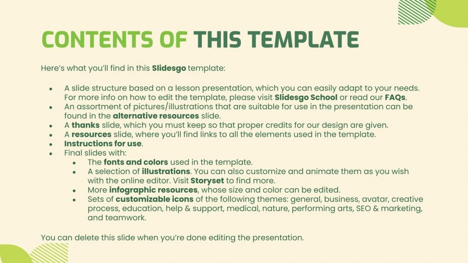 Natural Science Lesson Google Slides and PowerPoint template