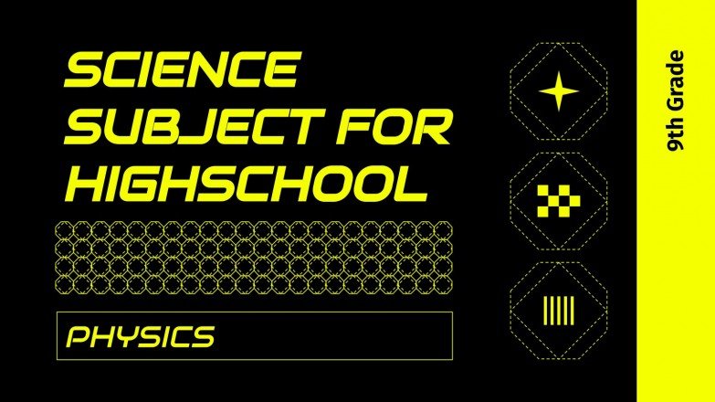 Physics for High School | Google Slides & PowerPoint template