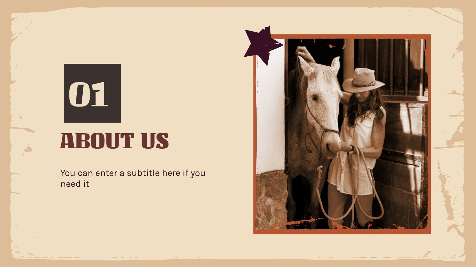 Western Cowboys Lifestyle | Google Slides & PowerPoint