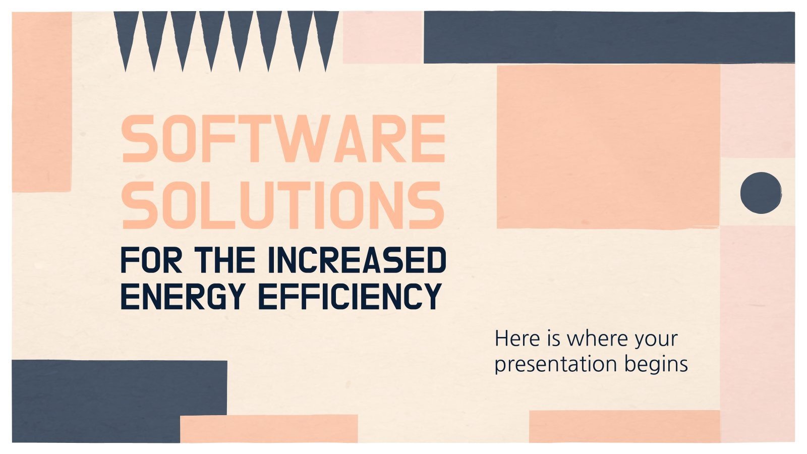 Software Solutions for Energy Efficiency | Google Slides & PPT