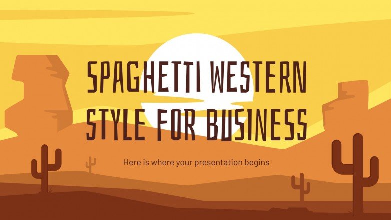 Free desert templates for Google Slides and PowerPoint