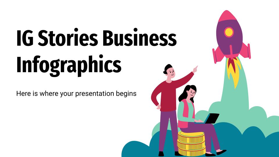 Infografías de negocios para IG | Google Slides y PPT