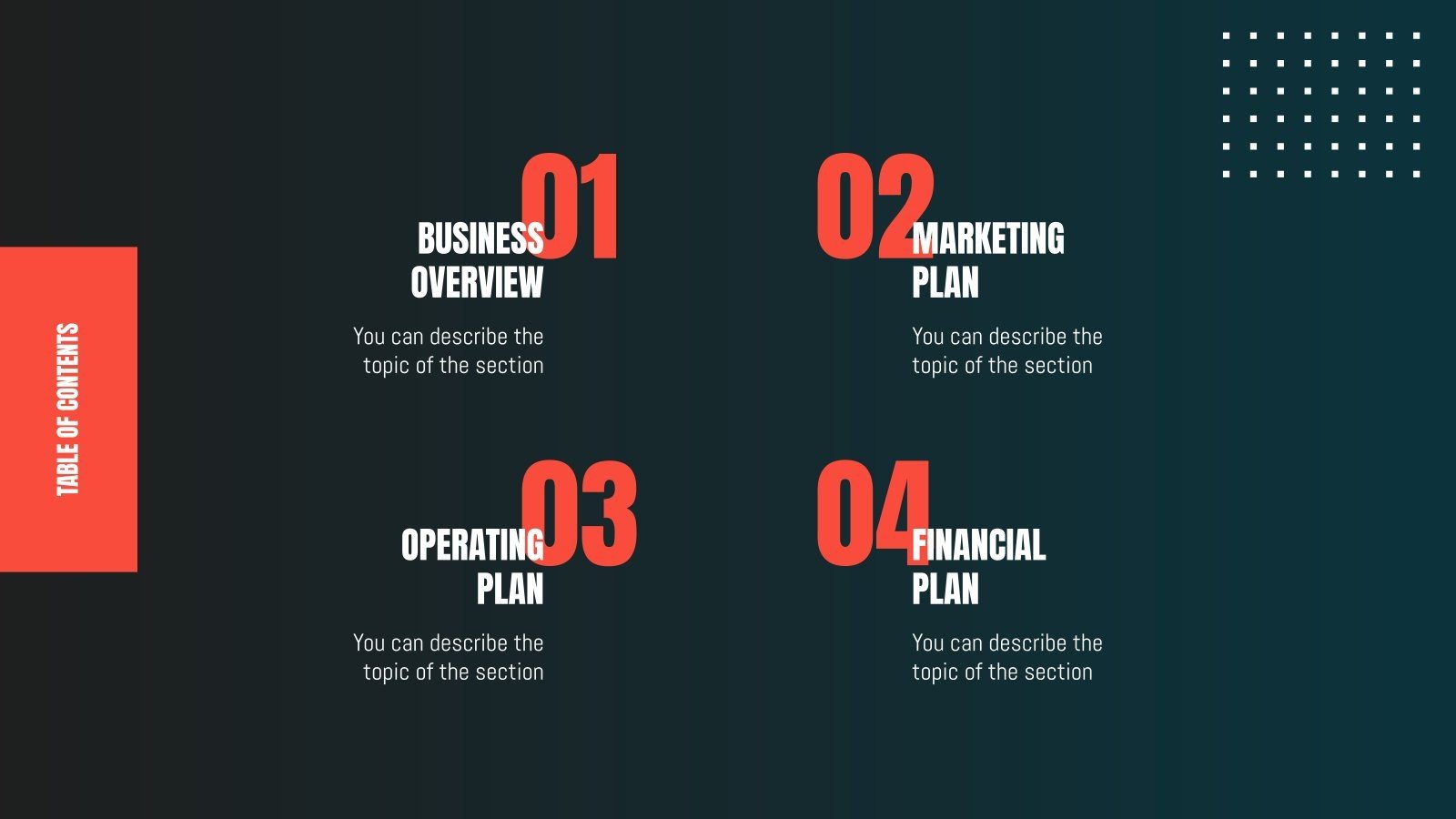 Gym Sport Business Plan Google Slides & PowerPoint Template