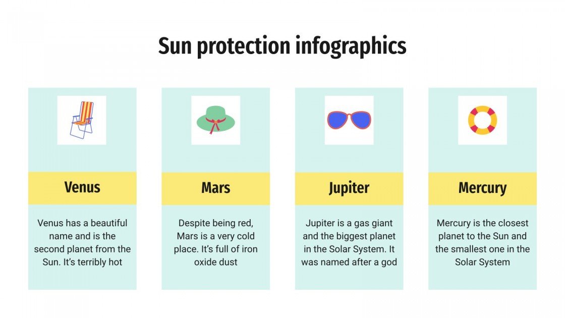 Sun Protection Infographics | Google Slides & PowerPoint