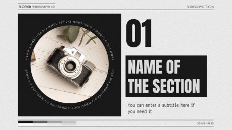 Camera Types Thesis | Google Slides & PowerPoint template
