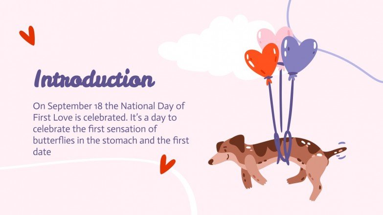 National First Love Day Minitheme | Google Slides and PPT