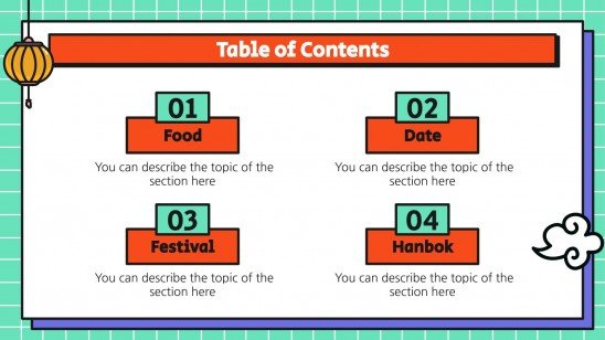 Minitema é a temporada de Chuseok! | Google Slides e PPT
