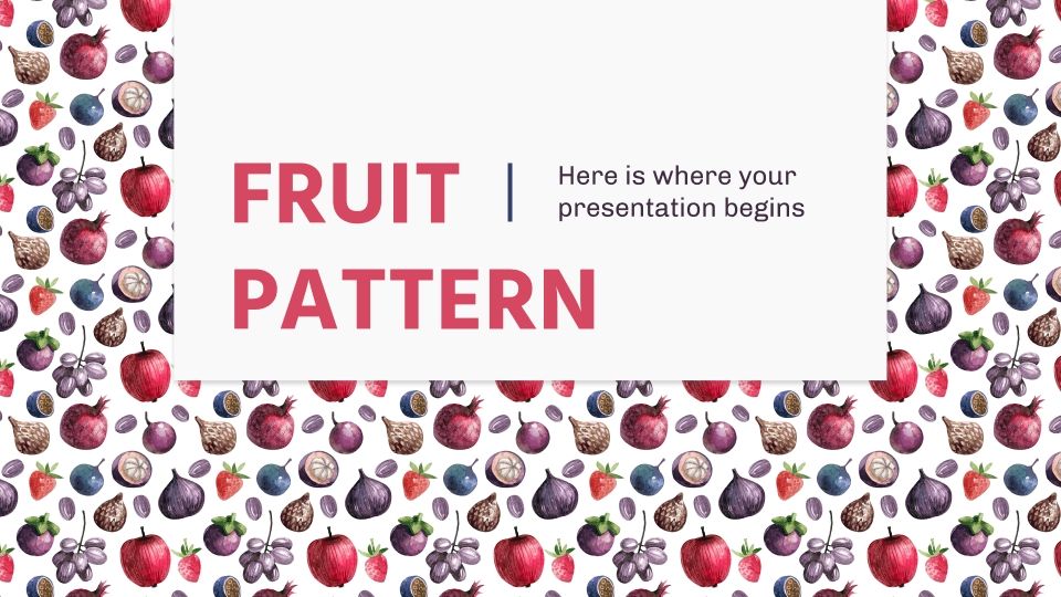 Modèles gratuits Google Slides et PowerPoint à motifs