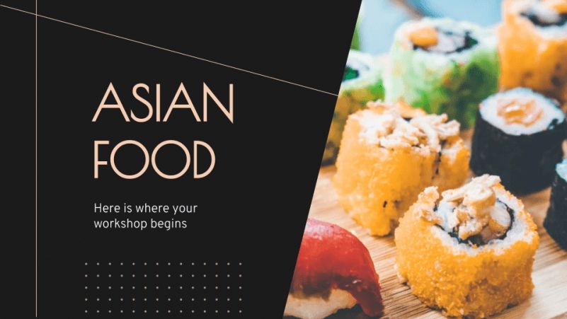 Free Sushi Google Slides themes and PowerPoint templates