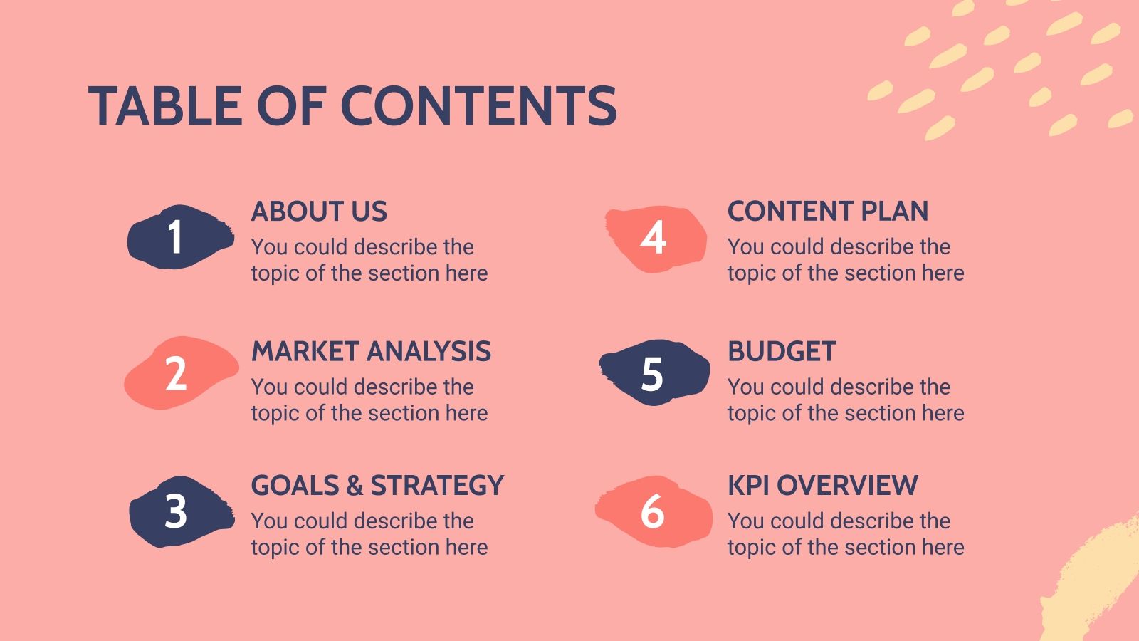 Quarterly Social Media Strategy Google Slides and PPT template