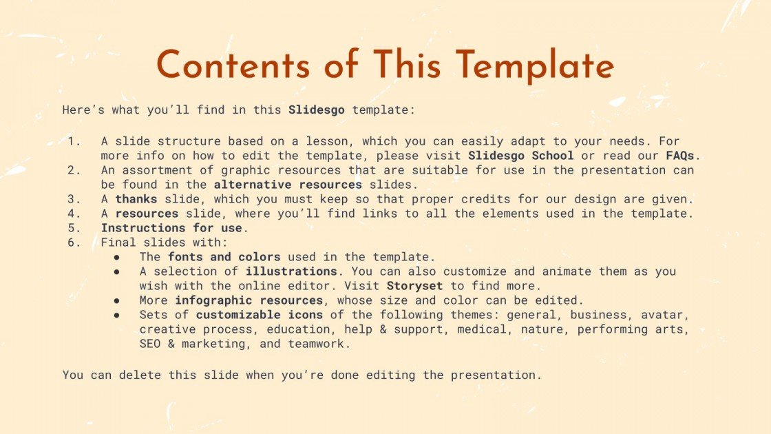 Cours de français | Modèle Google Slides et PPT