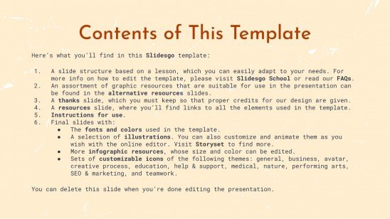 French Lesson Google Slides theme and PowerPoint template