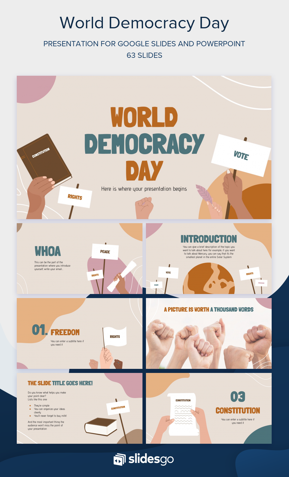 World Democracy Day | Google Slides & PowerPoint