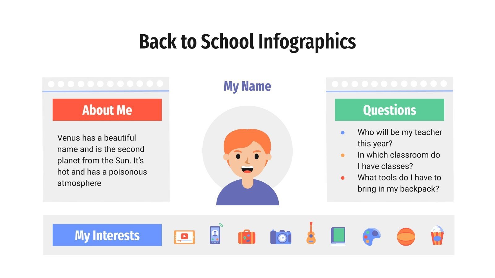 Let's Go Back to School Infographics | Google Slides & PPT