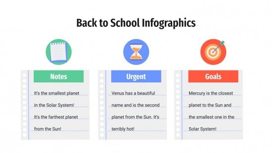 Infografías de vuelta a la escuela | Google Slides y PPT