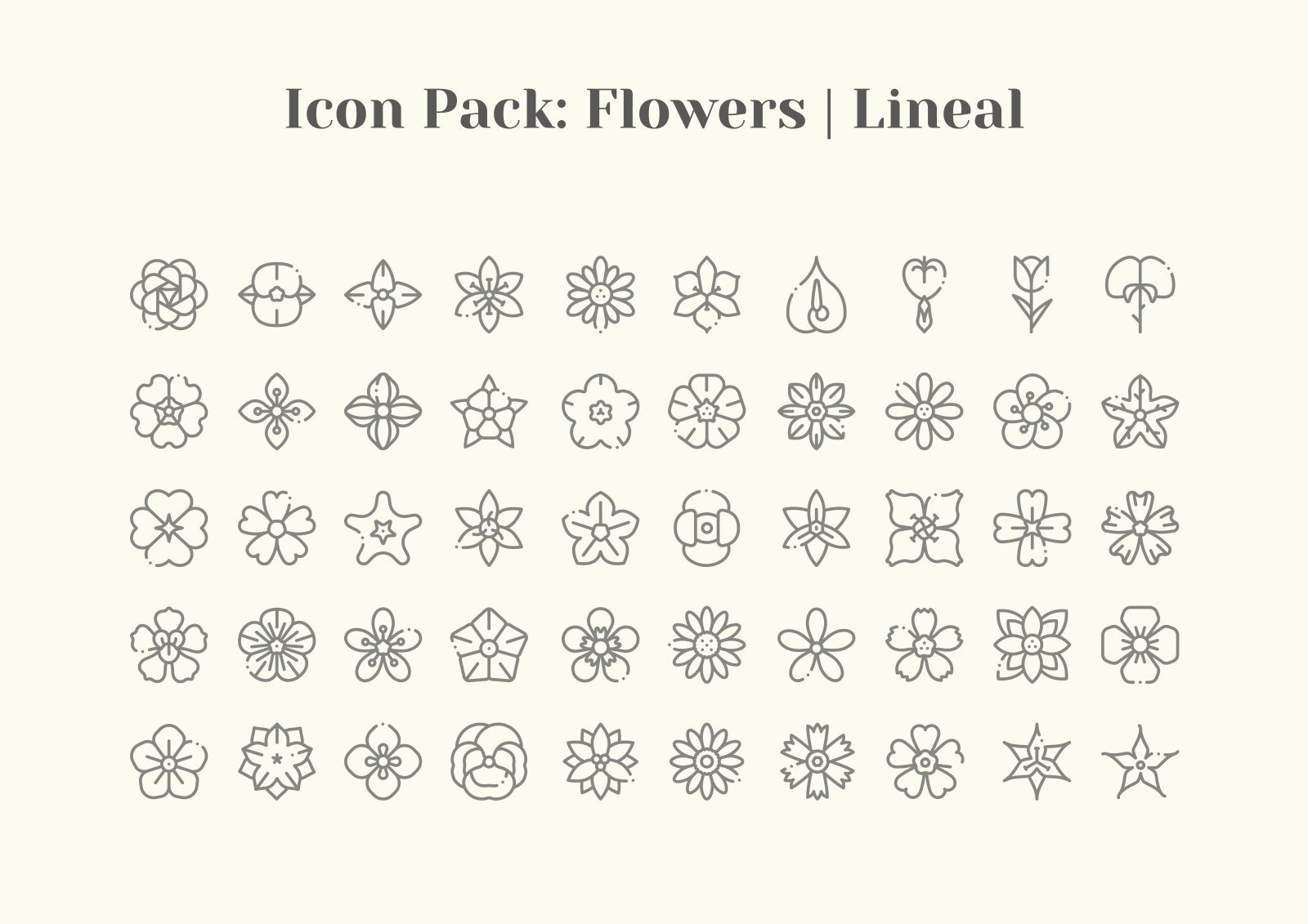 Minimalist Floral Thesis Defense Brochure | Google Slides