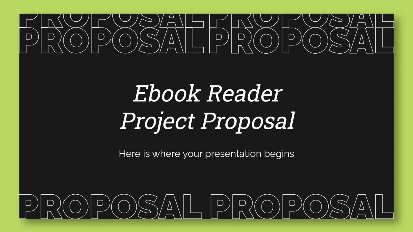 Ebook Reader Proposal | Google Slides & PowerPoint