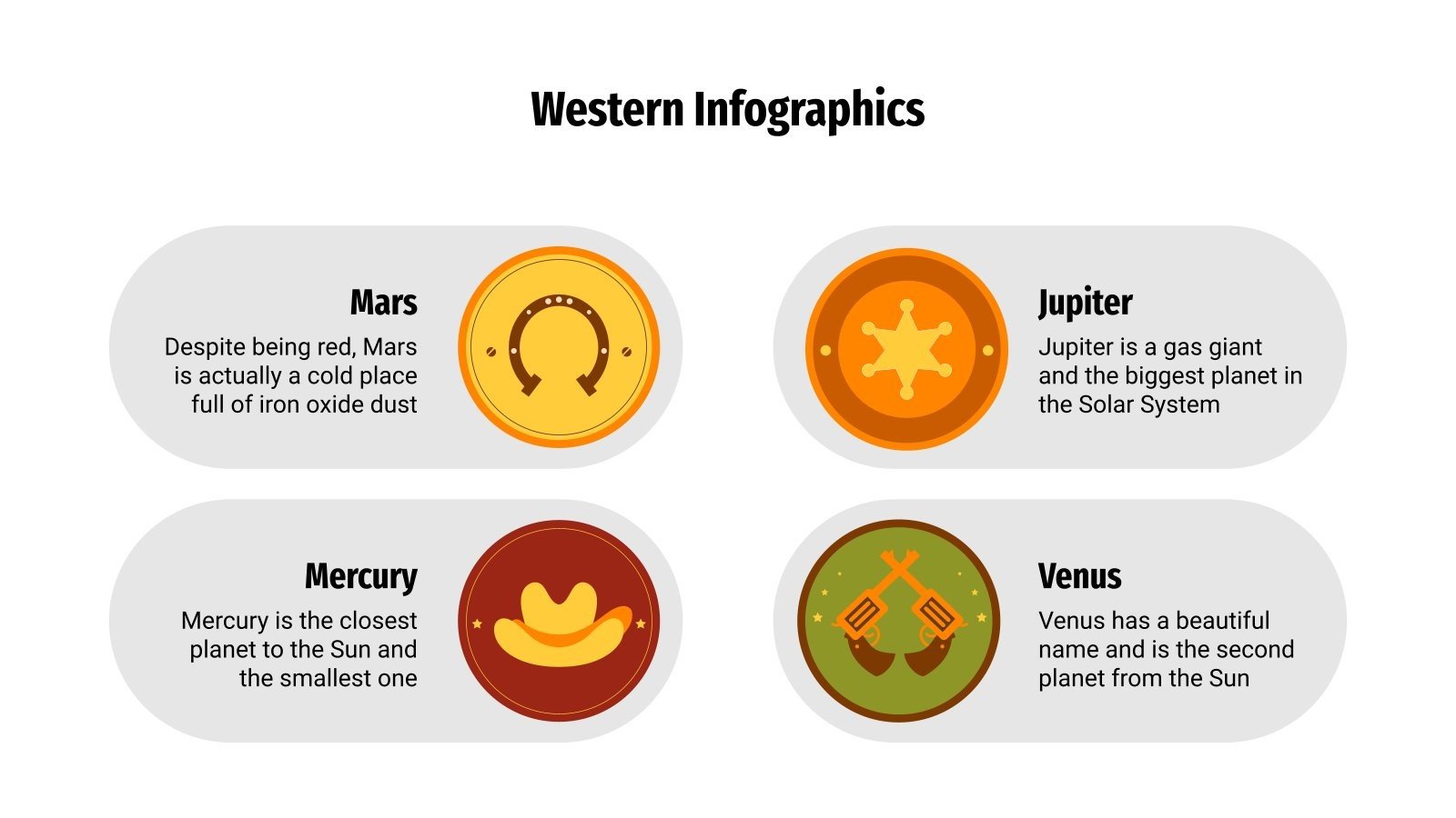 Western Infographics | Google Slides and PowerPoint