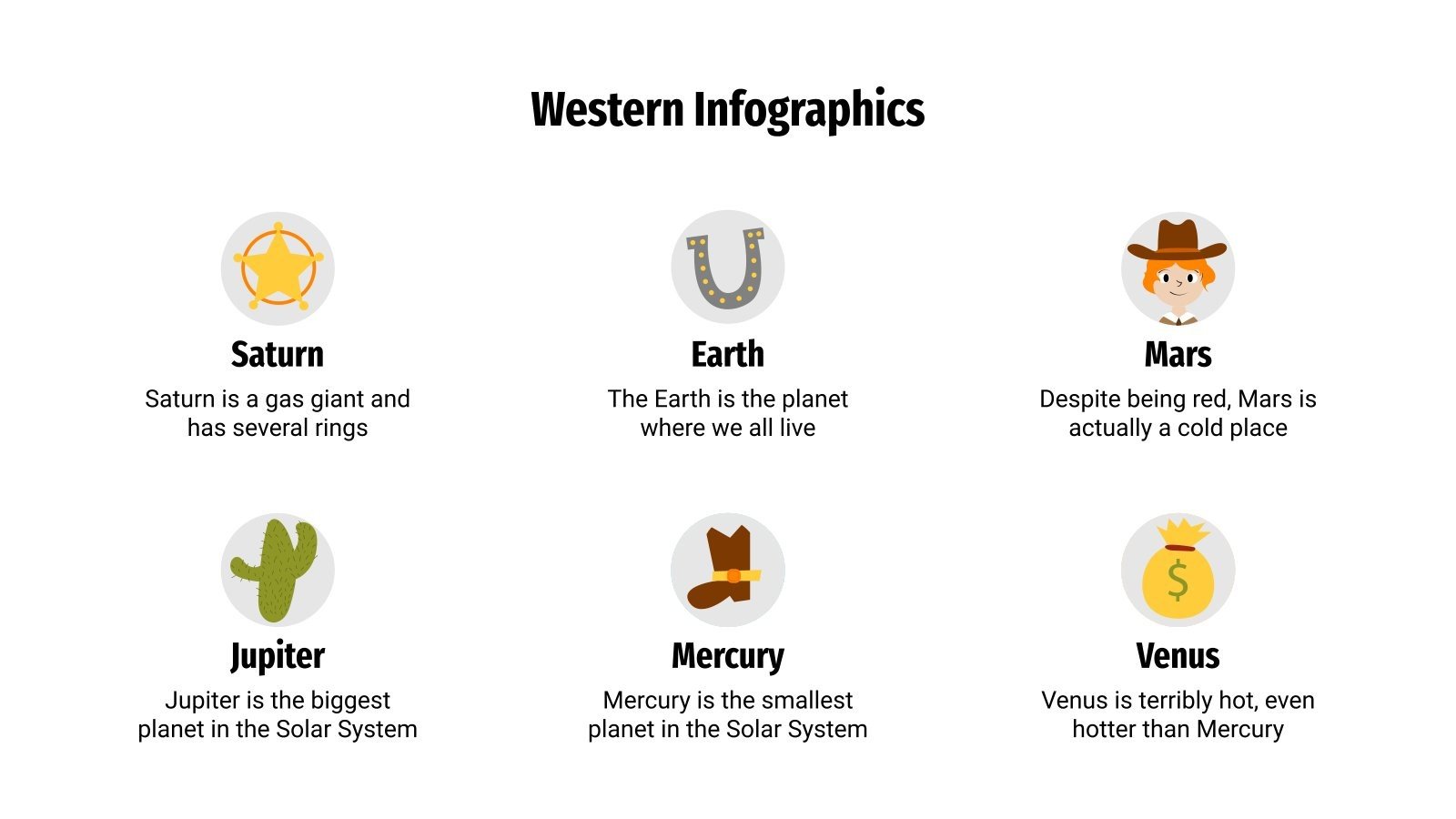 Western Infographics | Google Slides and PowerPoint