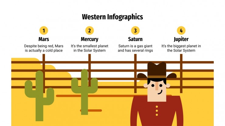 Western Infographics | Google Slides and PowerPoint