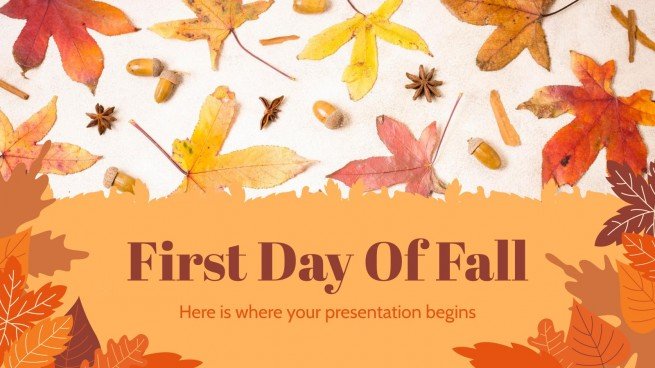 First Day Of Fall | Google Slides & PowerPoint template