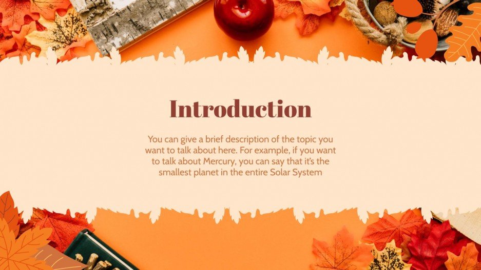 First Day Of Fall | Google Slides & PowerPoint template