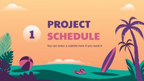 Tropical Landscapes Business Meeting | Google Slides & PPT