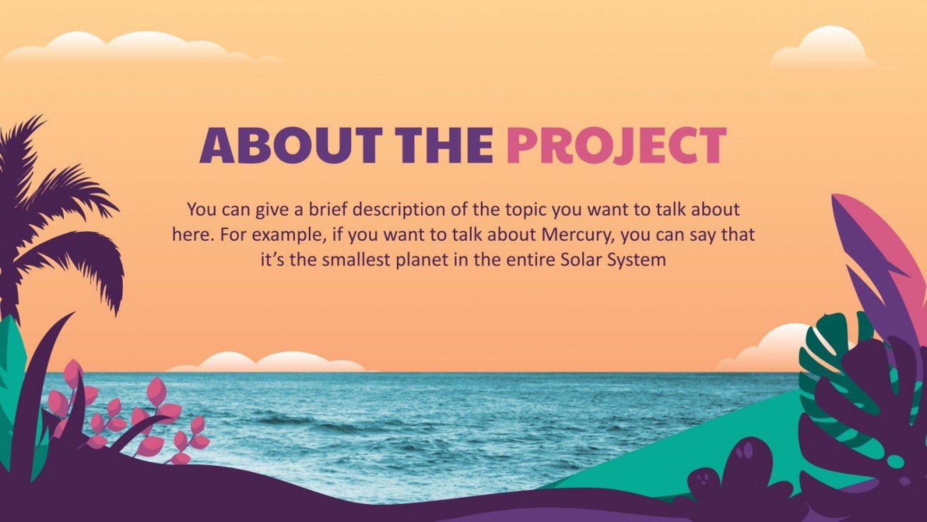 Tropical Landscapes Business Meeting | Google Slides & PPT