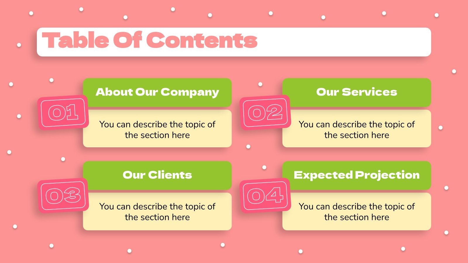 Food Stickers Company Profile | Google Slides & PowerPoint