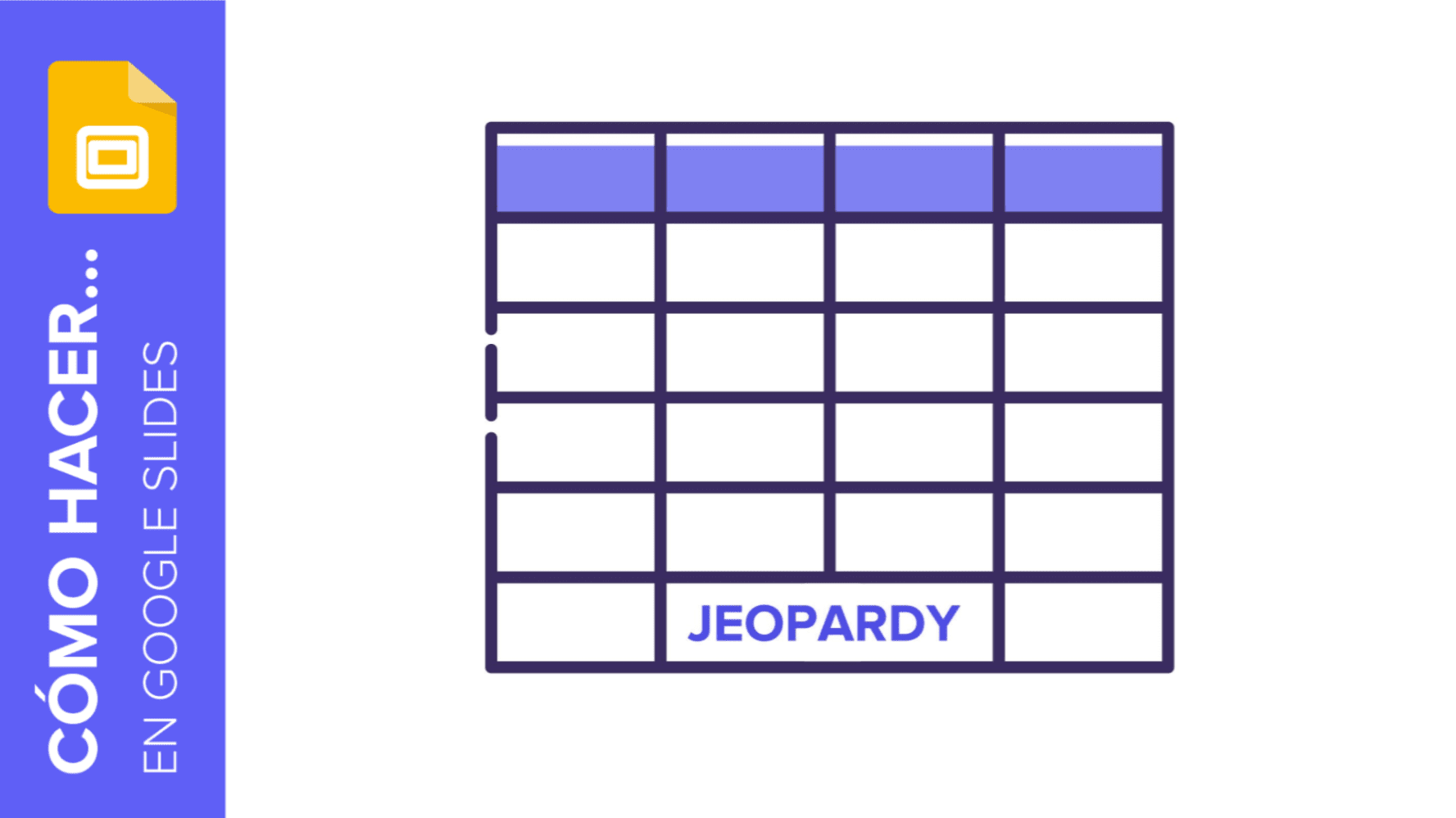 Cómo crear un juego basado en “Jeopardy” en Google Slides - Tutorial