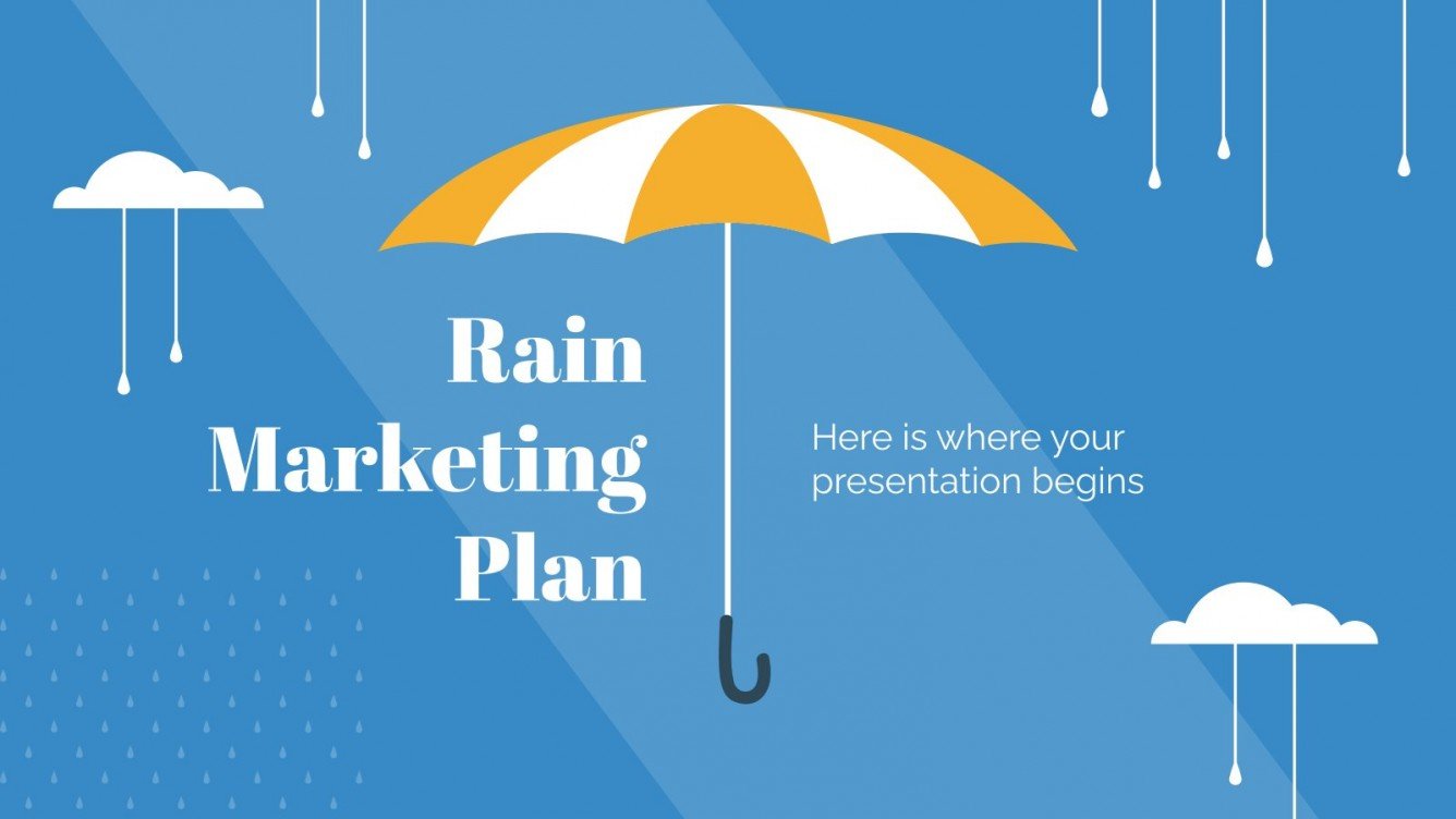 Rain Marketing Plan | Google Slides & PowerPoint