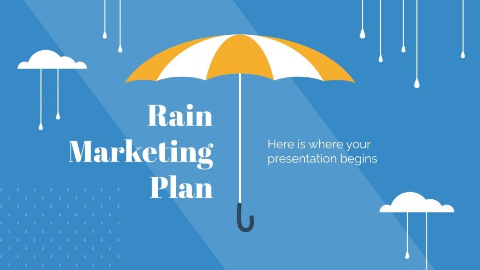 Free Google Slides themes and PowerPoint templates about Rain