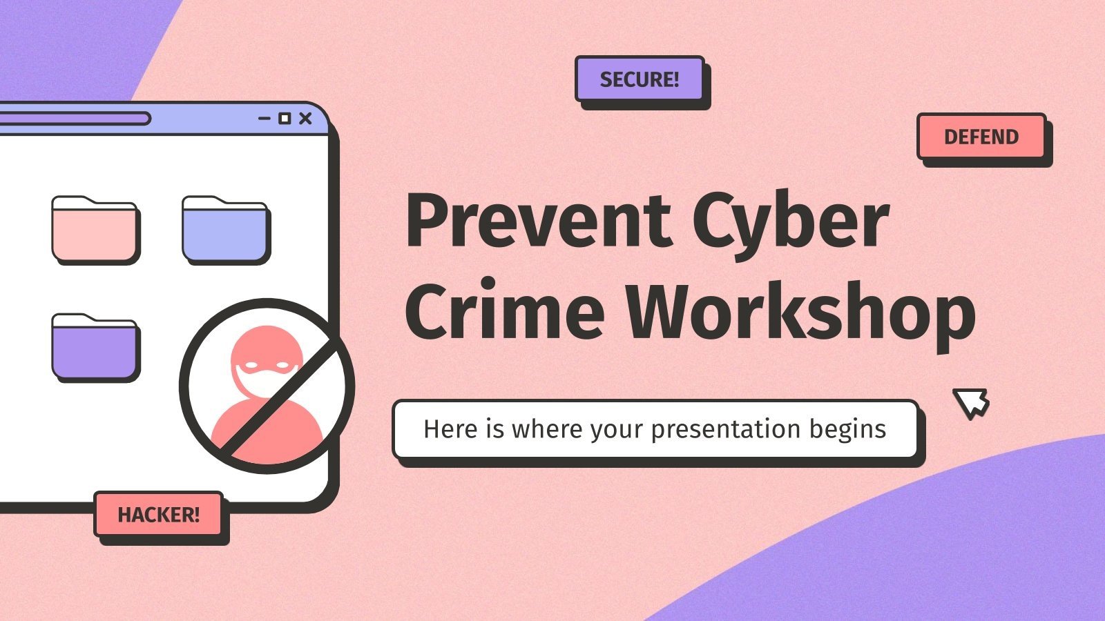 Prevent Cyber Crime Workshop | Google Slides & PowerPoint