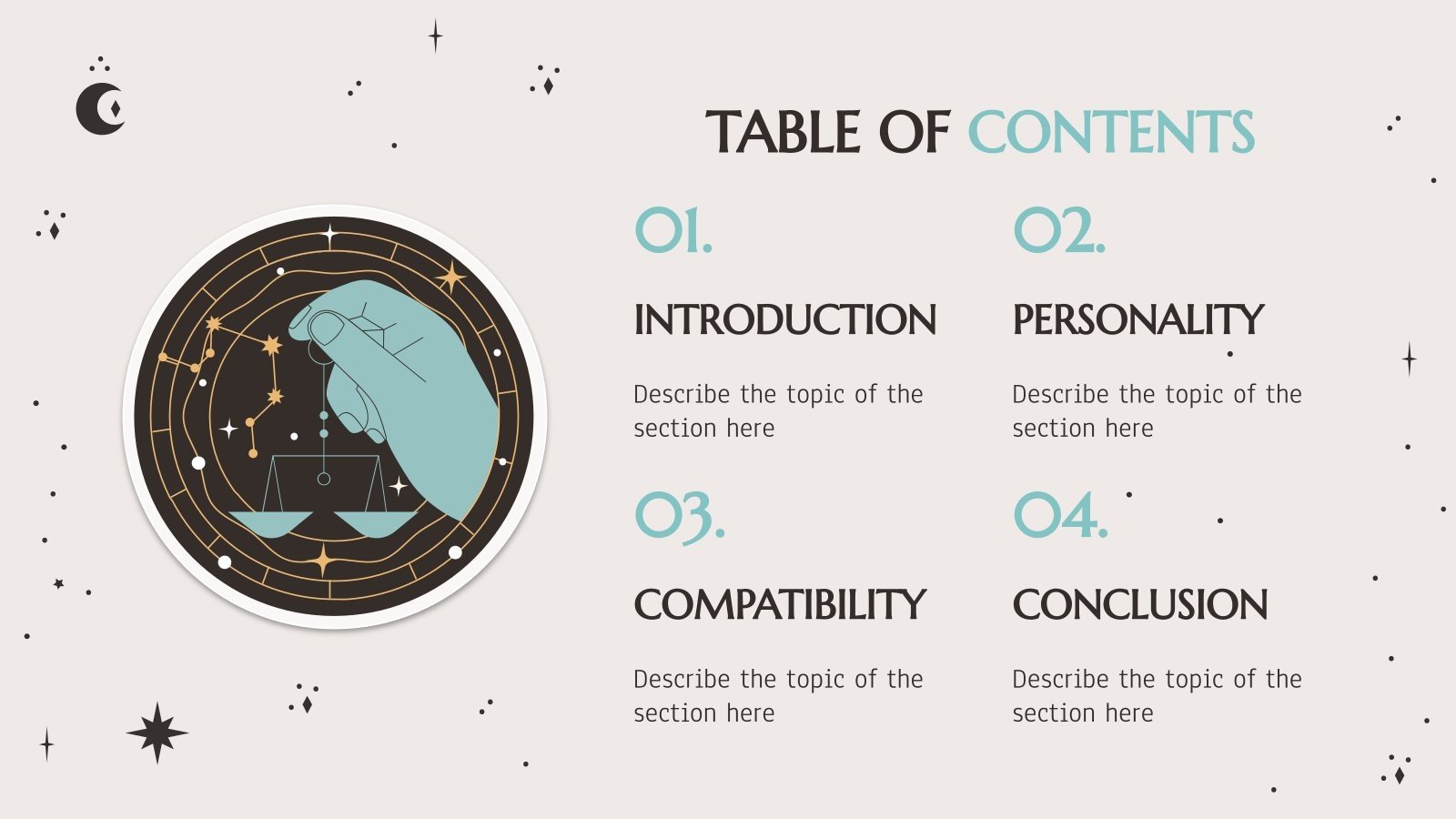 Month Zodiac Sign: Libra | Google Slides & PowerPoint