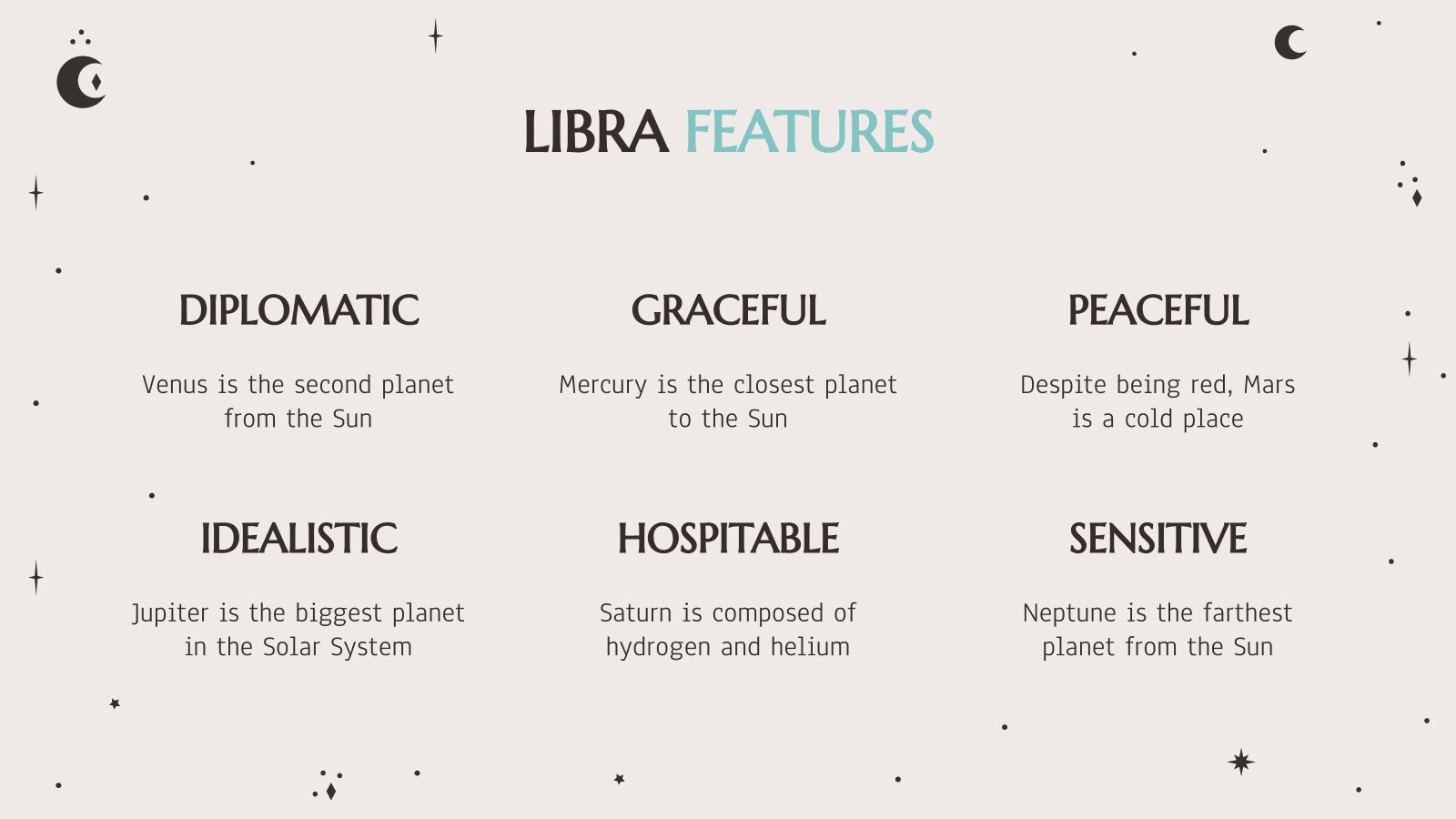 Month Zodiac Sign: Libra | Google Slides & PowerPoint
