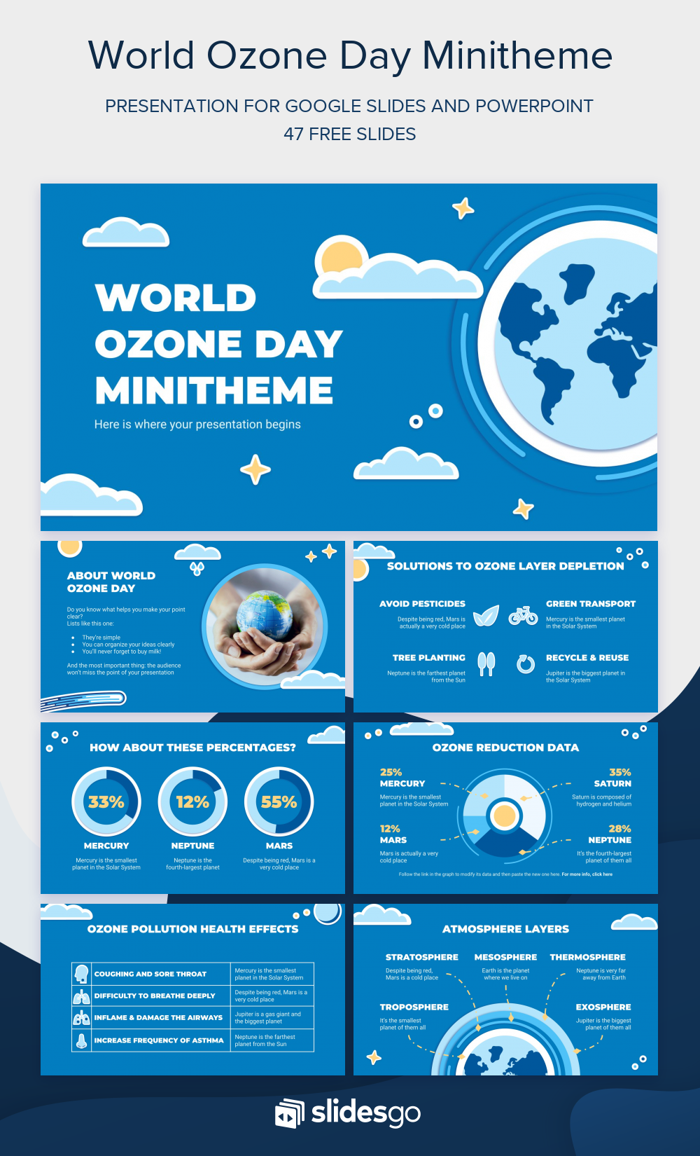 World Ozone Day Minitheme | Google Slides & PowerPoint