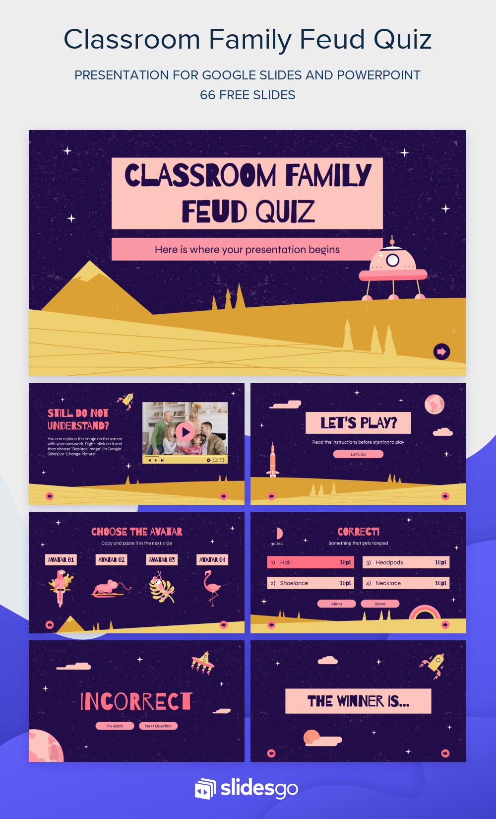 Classroom Quiz Show Google Slides Powerpoint