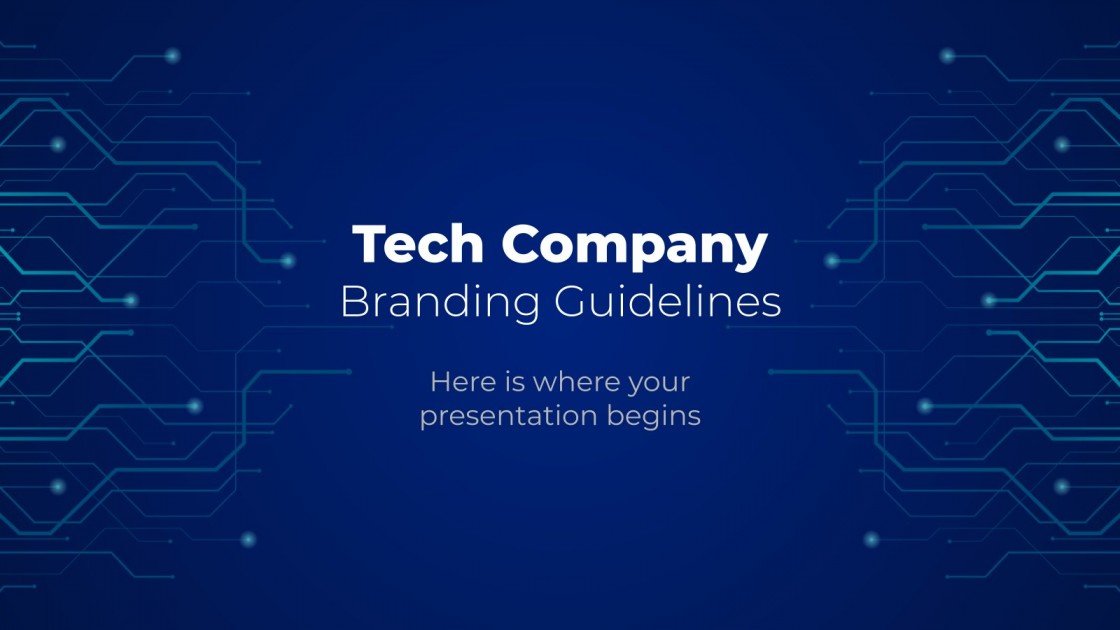Tech Company Branding Google Slides and PowerPoint Template