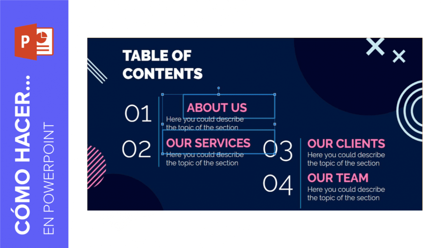 Cómo organizar y alinear elementos en PowerPoint - Tutorial