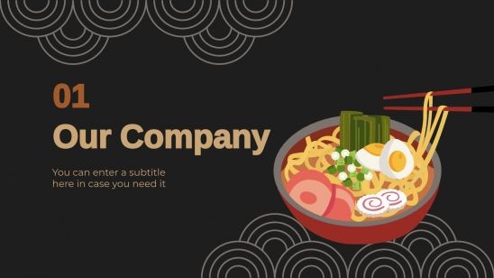 Ramen Time Campaign Google Slides & PowerPoint template