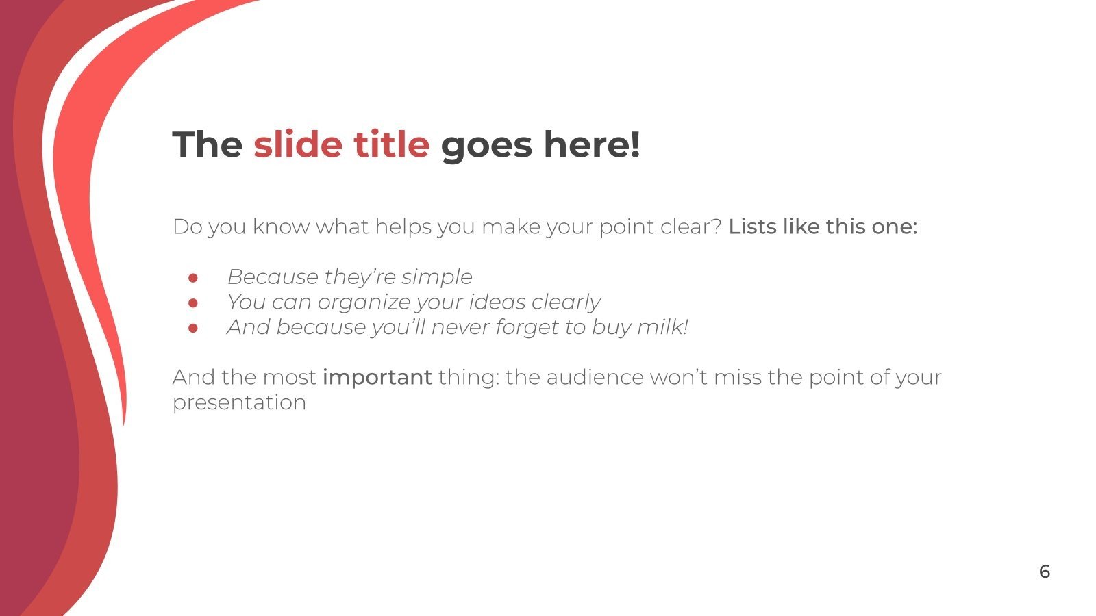 Abstract Waves Google Slides and PowerPoint Template