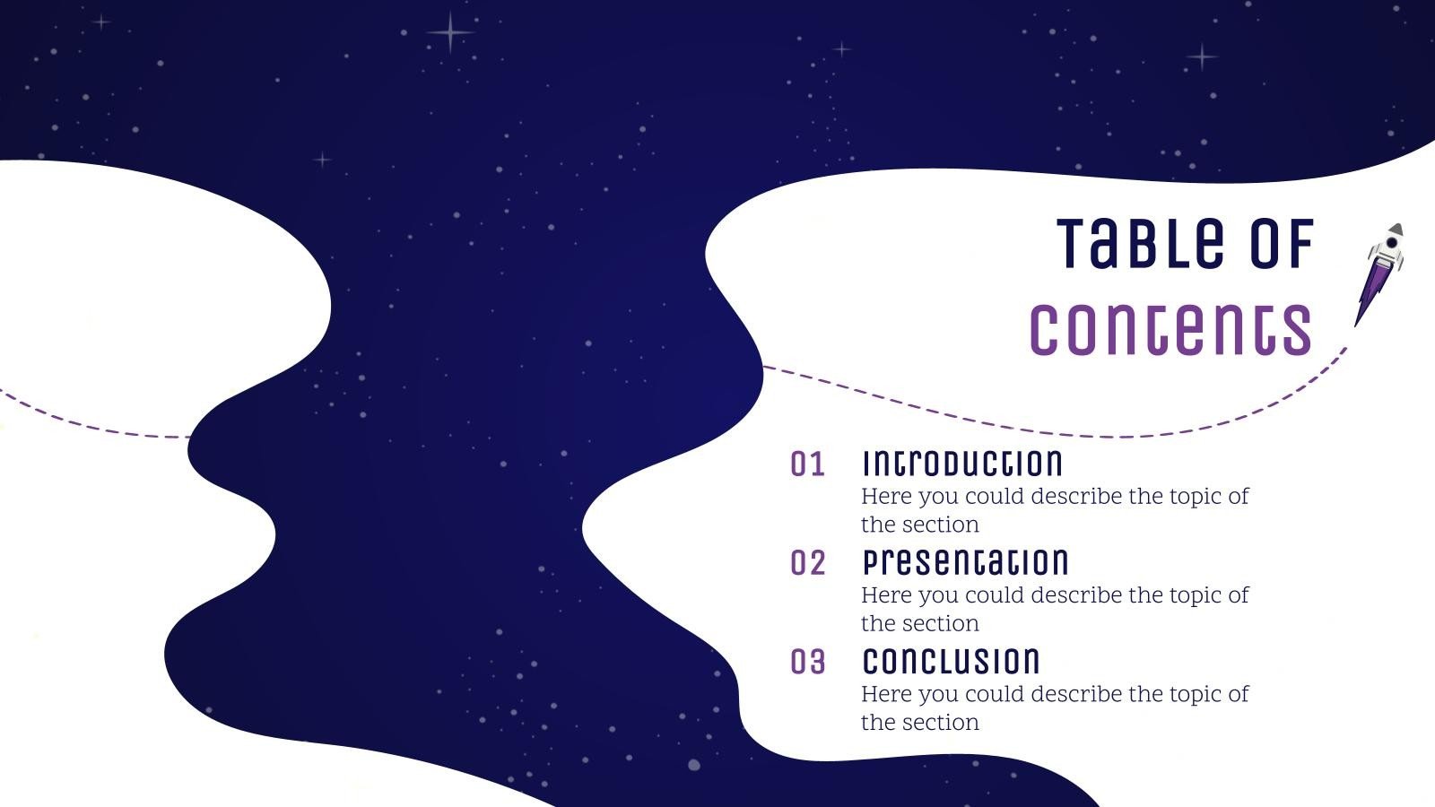 Galaxy Gradient Google Slides and PowerPoint Template
