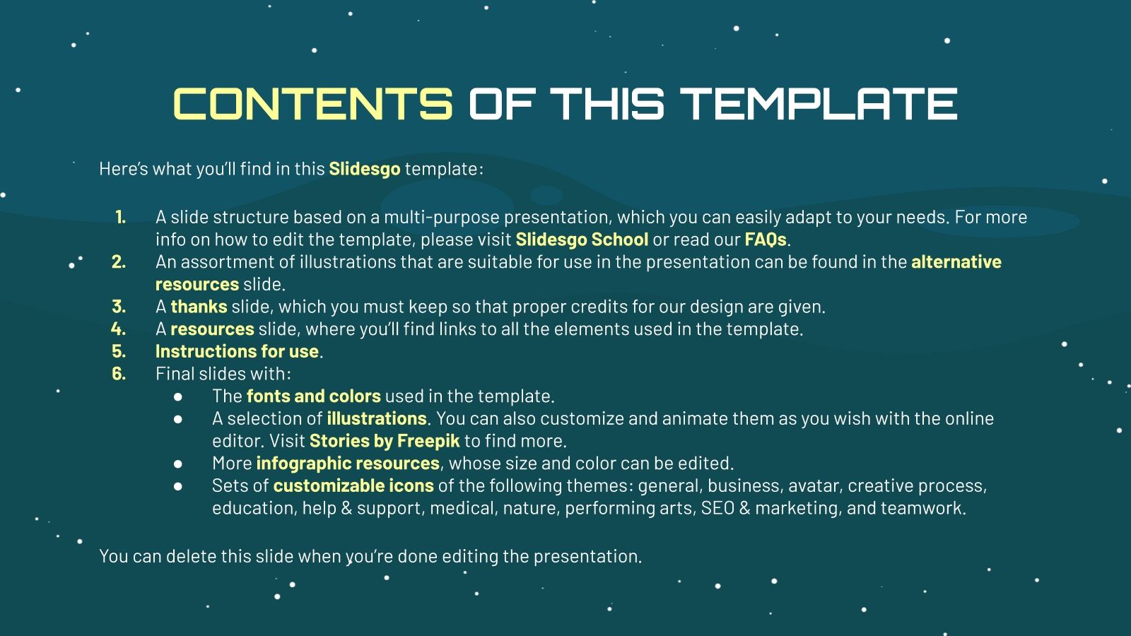 Science Fiction Day Google Slides & PowerPoint template