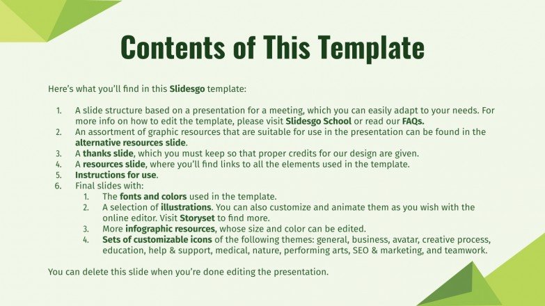 Environment Protection Meeting Google Slides and PPT template