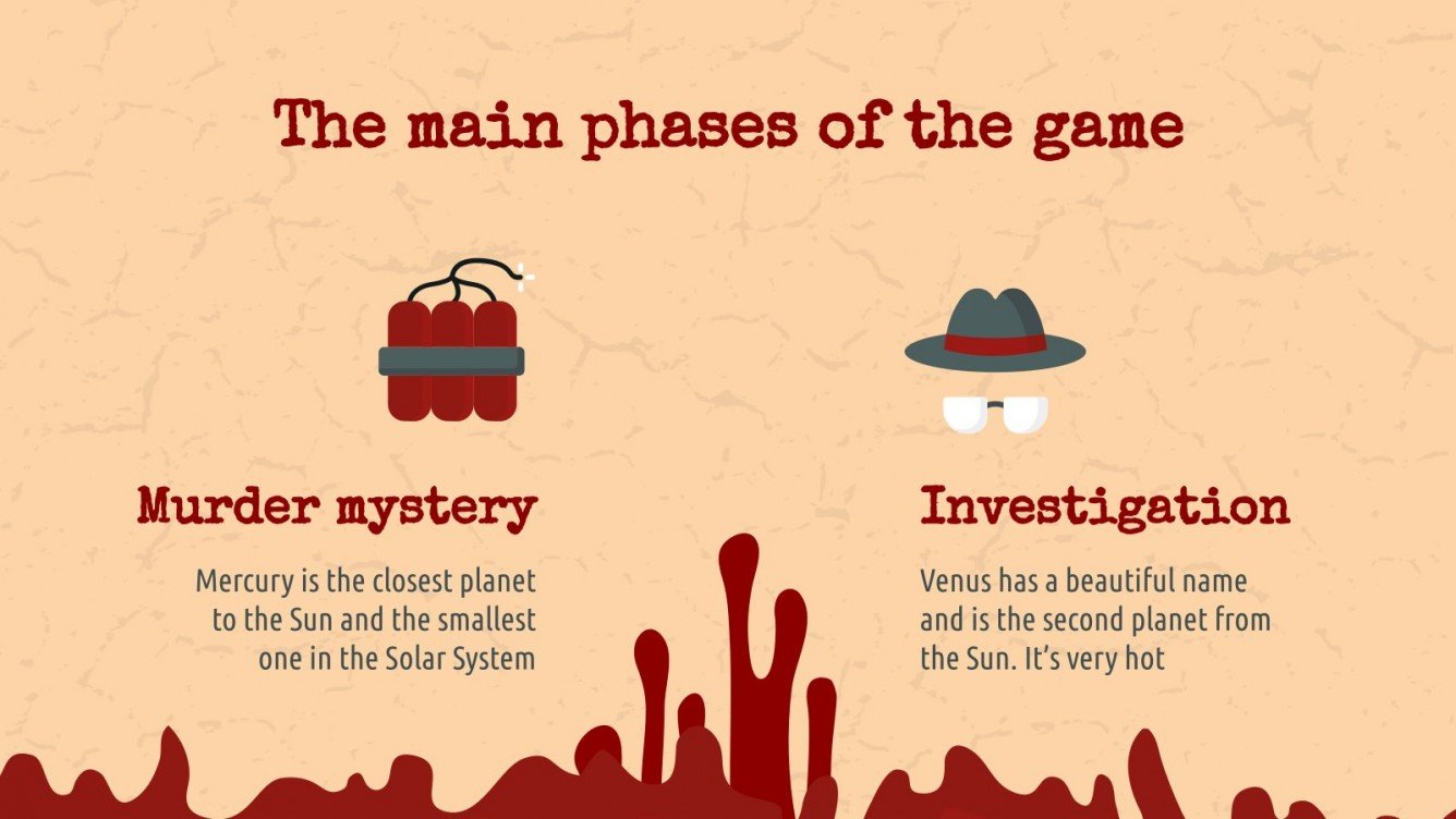 Murder Mystery Game | Google Slides and PowerPoint