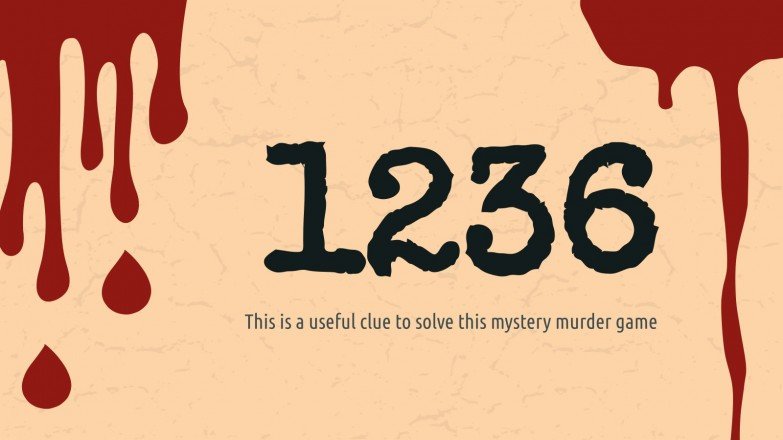 Juego de misterio y asesinato | Google Slides y PowerPoint